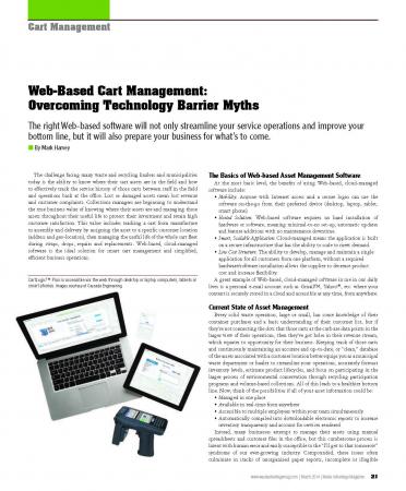 Web-Based Cart Management | Cascade Cart Solutions